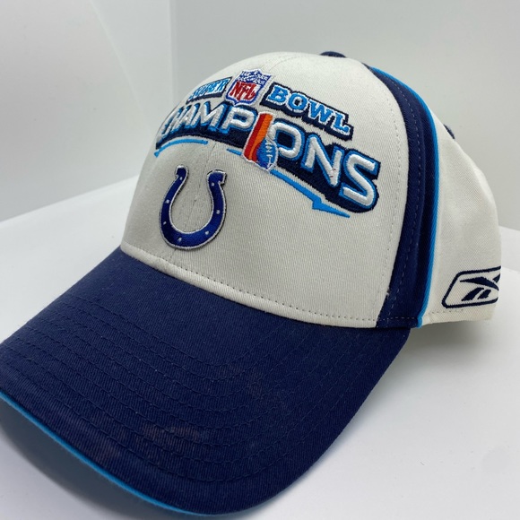 Reebok | Accessories | Colts Super Bowl Championship Hat | Poshmark
